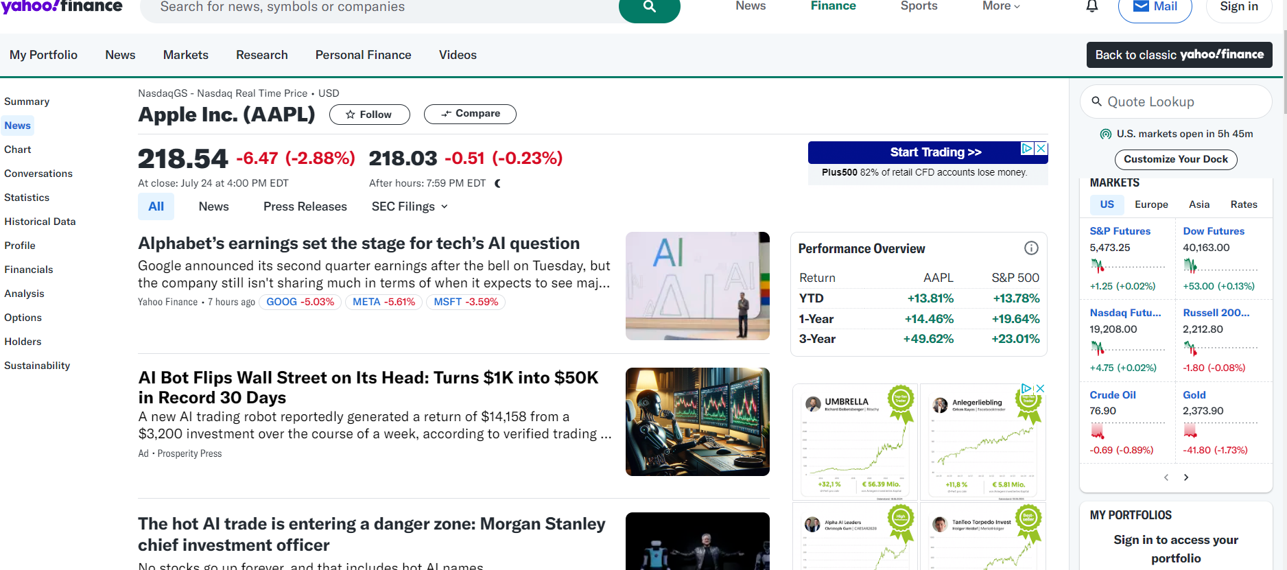 Yahoo Finance tutorial for beginners: A comprehensive guide – GettingRichOrDieTrying.com